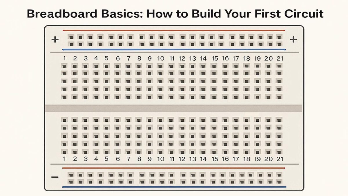 Breadboard Basics: How to Build Your First Circuit (Step-by-Step)